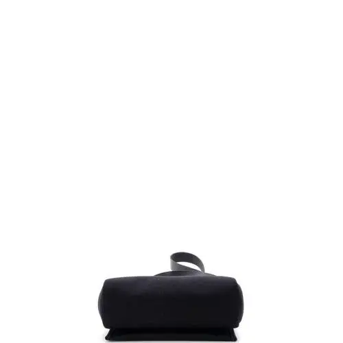 Hermès Herbag Zip Toile And Leather 20 - Black