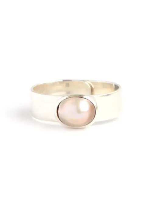FAIR ANITA Dolores Freshwater Pearl Sterling Ring