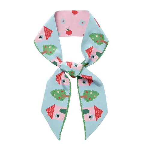 CENTINELLE House Twilly Ribbon Scarf - Blue
