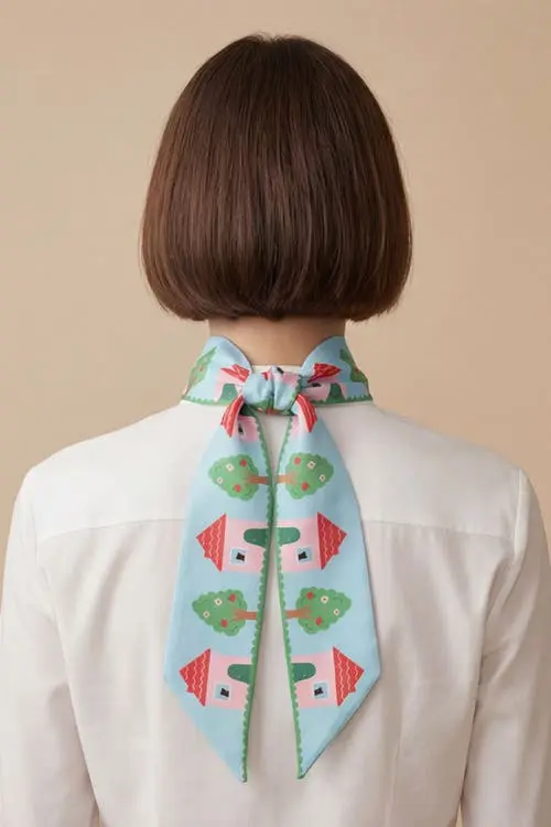 CENTINELLE House Twilly Ribbon Scarf