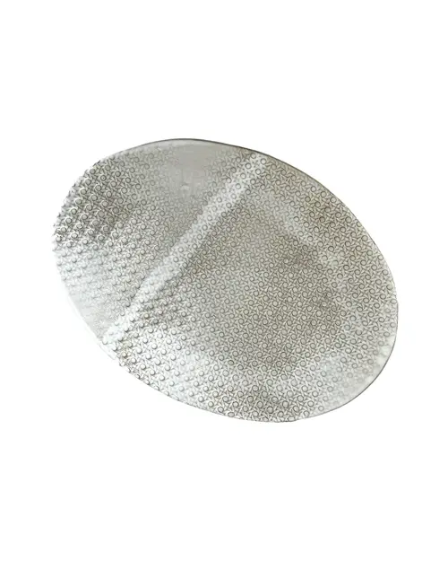 GINA DE SANTIS CERAMICS Alwood Caned Statement Platter