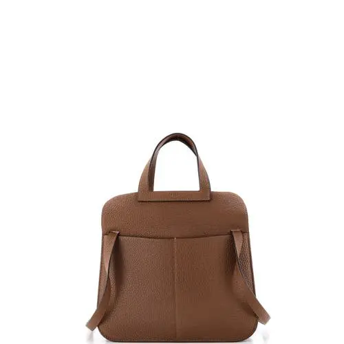 Hermès Halzan Bag Verso Clemence 25 - Alezan