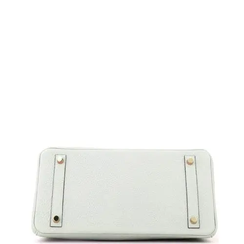 Hermès Birkin Handbag Grey Togo With Gold Hardware 30 - Gris Neve
