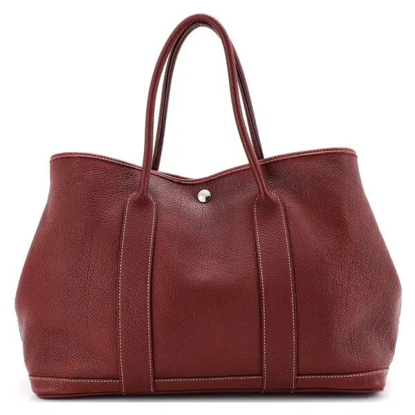 Hermès Garden Party Tote Leather 36 - Rouge H