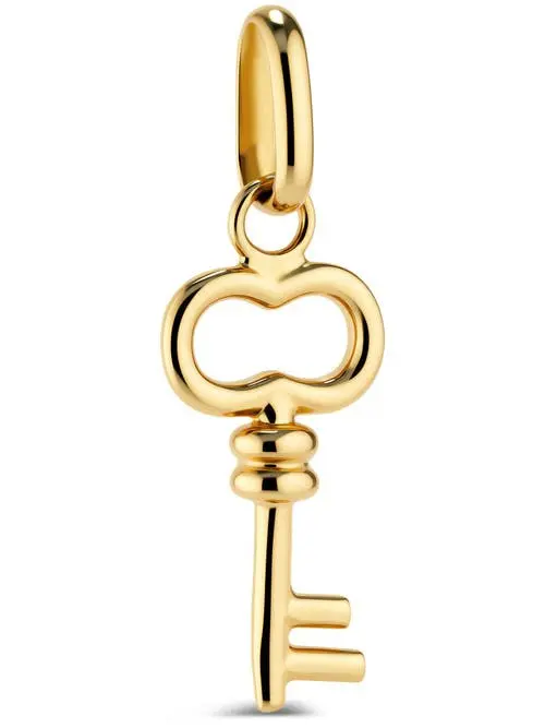 DEVATA 14k Gold Key Charm Pendant - Yellow Gold