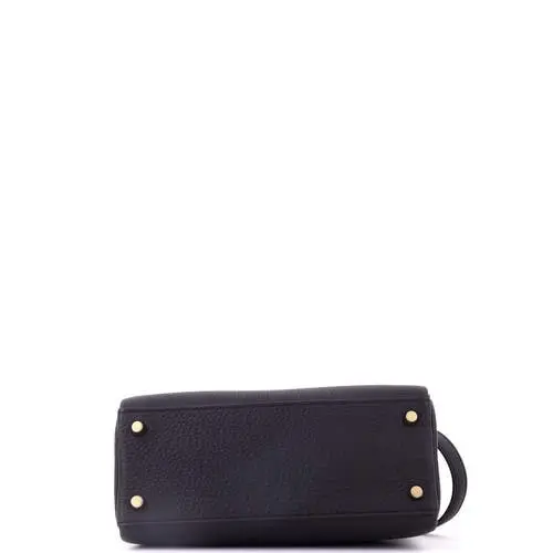 Hermès Kelly Handbag Black Togo With Gold Hardware 25 - Noir
