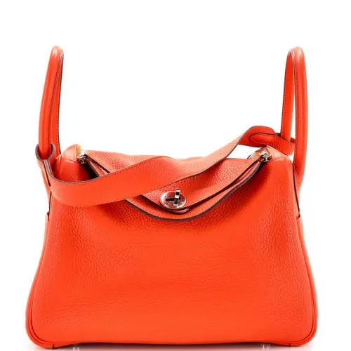 Hermès Lindy Bag Clemence 30 - Orange