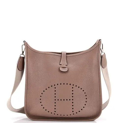 Hermès Evelyne Bag Gen I Clemence Pm - Grey