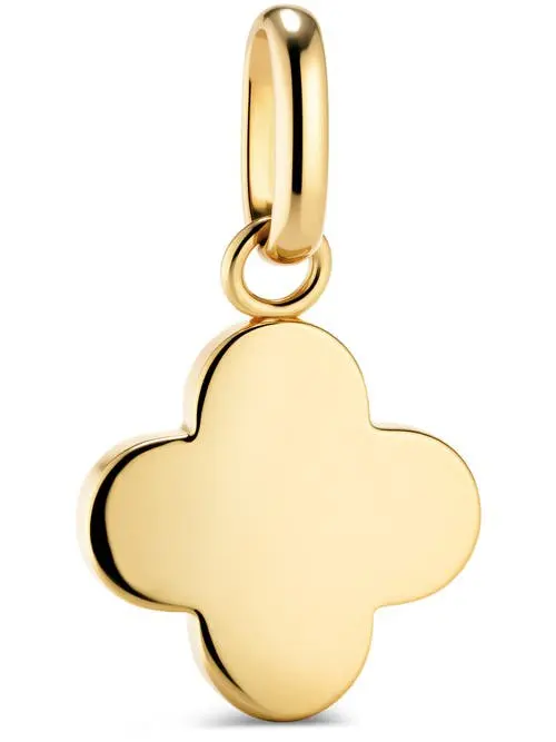 DEVATA 14k Clover Charm Pendant - Yellow Gold