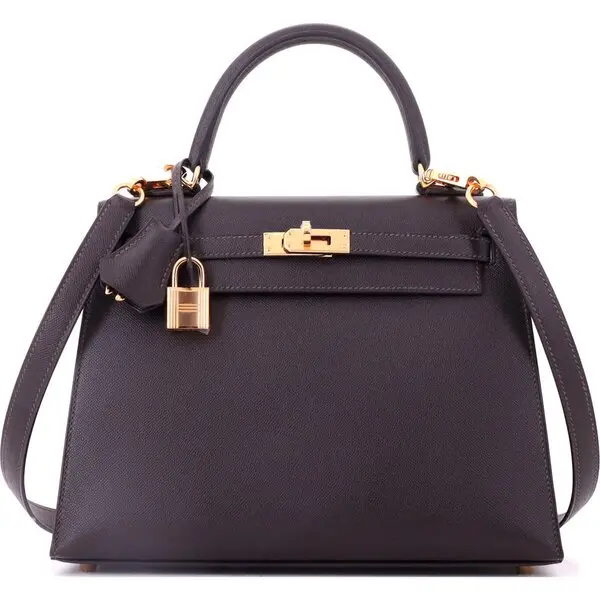 Hermès Kelly Handbag Brown Madame With Gold Hardware 25 - Bai Brun