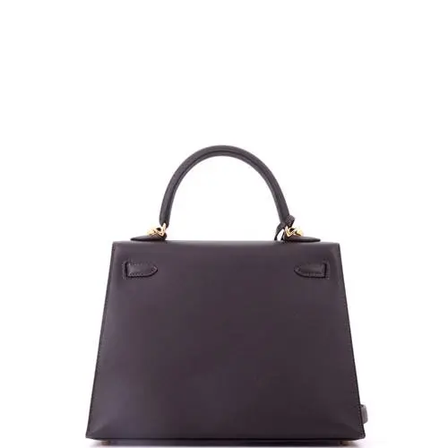 Hermès Kelly Handbag Brown Madame With Gold Hardware 25 - Bai Brun