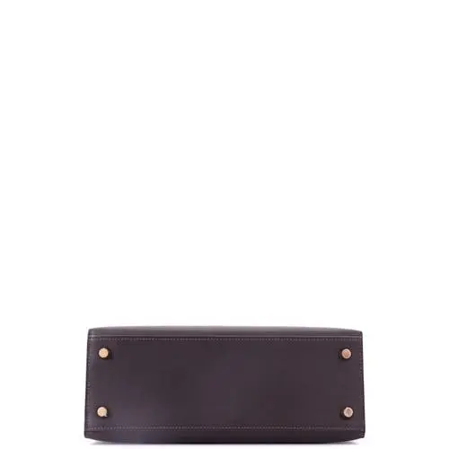 Hermès Kelly Handbag Brown Madame With Gold Hardware 25 - Bai Brun