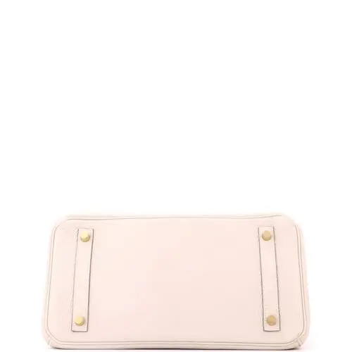 Hermès Birkin Handbag Light Togo With Gold Hardware 30 - Craie