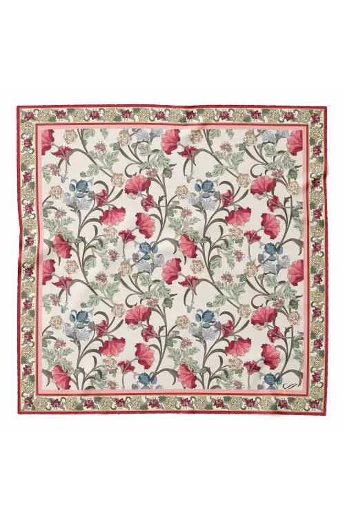 ELIZABETTA Ravellosilk Pocket Square For - Rose