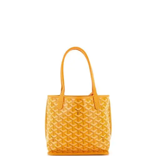 Goyard Anjou Reversible Tote Coated Canvas Mini - Yellow