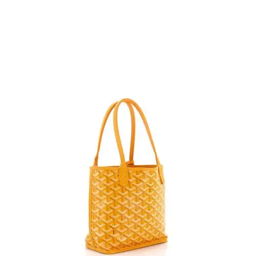 Goyard Anjou Reversible Tote Coated Canvas Mini - Yellow