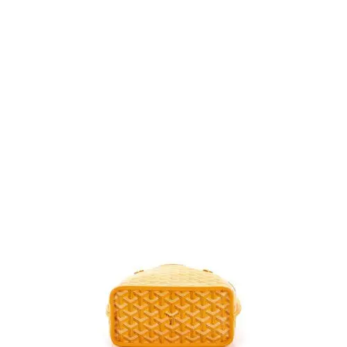 Goyard Anjou Reversible Tote Coated Canvas Mini - Yellow