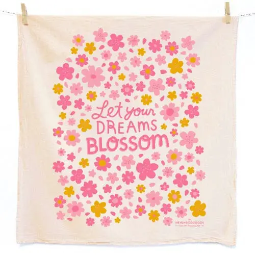 THE NEIGHBORGOODS Blossom Tea Towel And Pot Holder Set