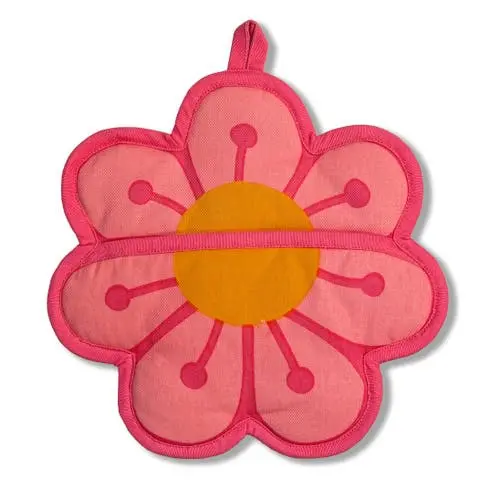 THE NEIGHBORGOODS Blossom Tea Towel And Pot Holder Set