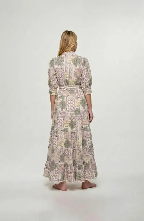 BY TESS COLLECTION Tori Dress Patchwork Maxi