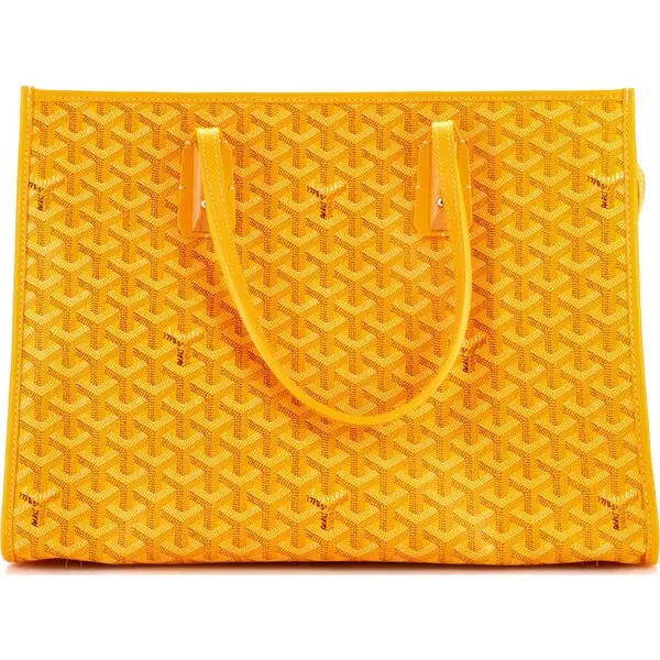 Goyard Marquises Bag Coated Canvas - Yellow