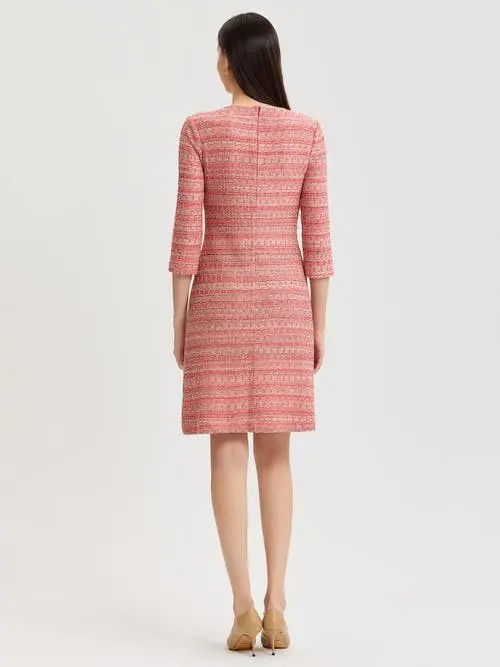 Misook Tweed Knit Sheath Dress