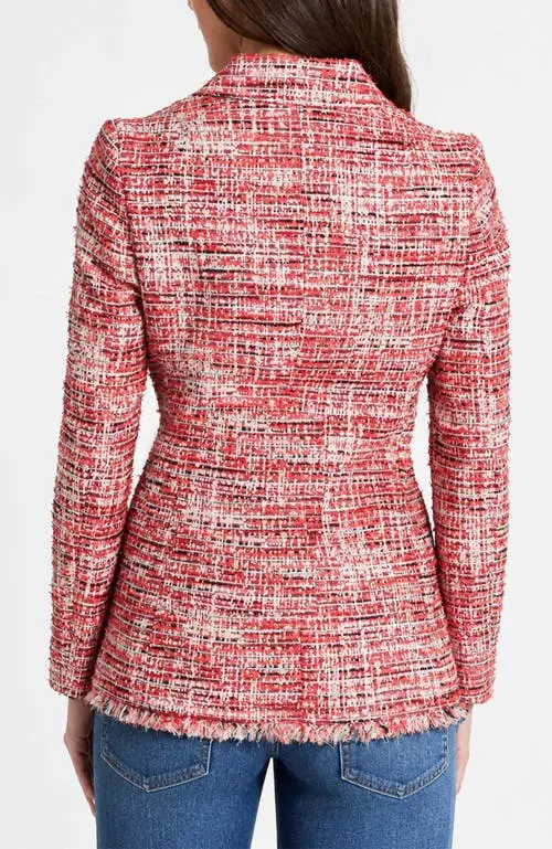 Santorelli Malli Single-button Modern Tweed Jacket