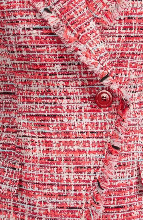 Santorelli Malli Single-button Modern Tweed Jacket