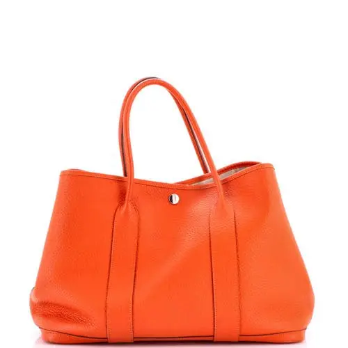 Hermès Garden Party Tote Leather With Printed Interior 36