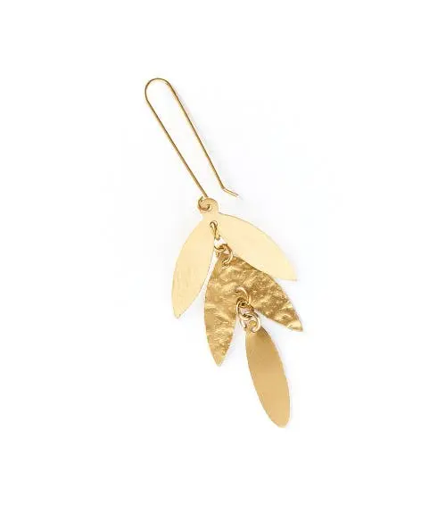 MATR BOOMIE Chameli Leaf Chandelier Dangle Earrings