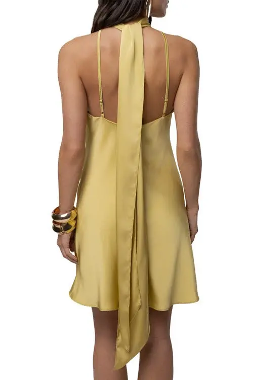 JLUXLABEL Jasmine Drape Mini Dress