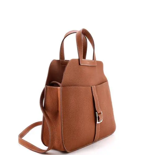 Hermès Halzan Bag Clemence 31 - Gold