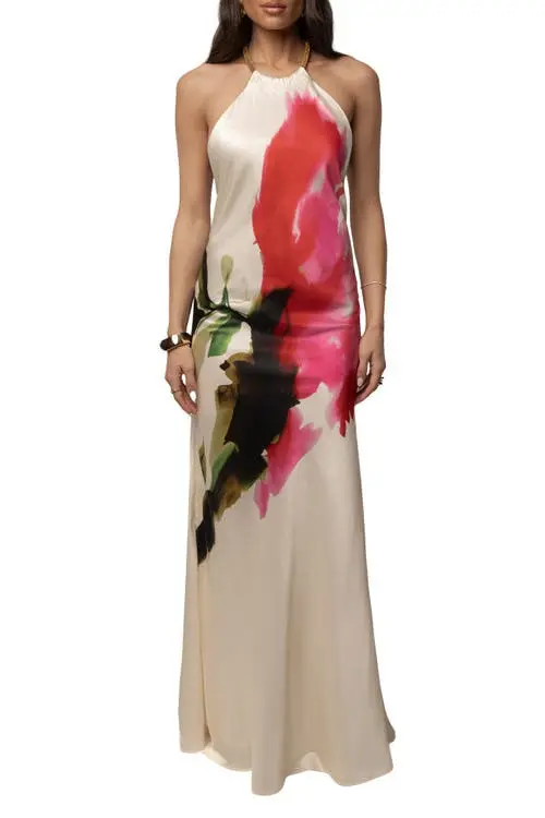 JLUXLABEL Print Audrey Maxi Dress