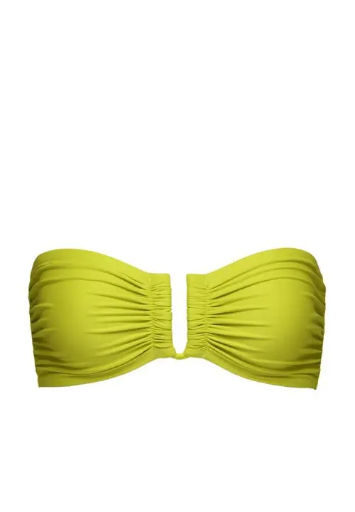 CUUP The Bandeau Swim Top - Lime