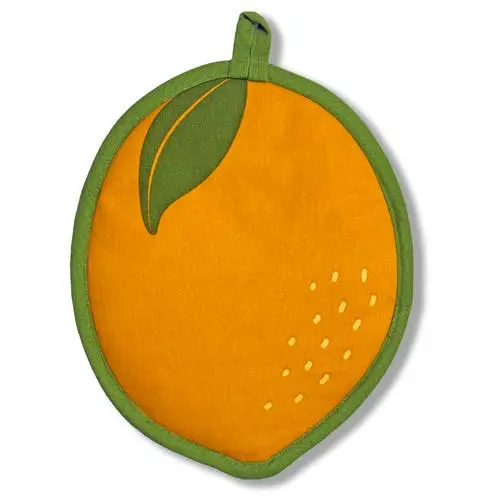 THE NEIGHBORGOODS Tomato & Lemon Pot Holders Set Of 2