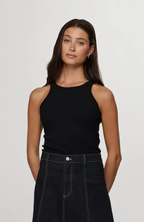 BY TESS COLLECTION Ribbed Tank Twinset