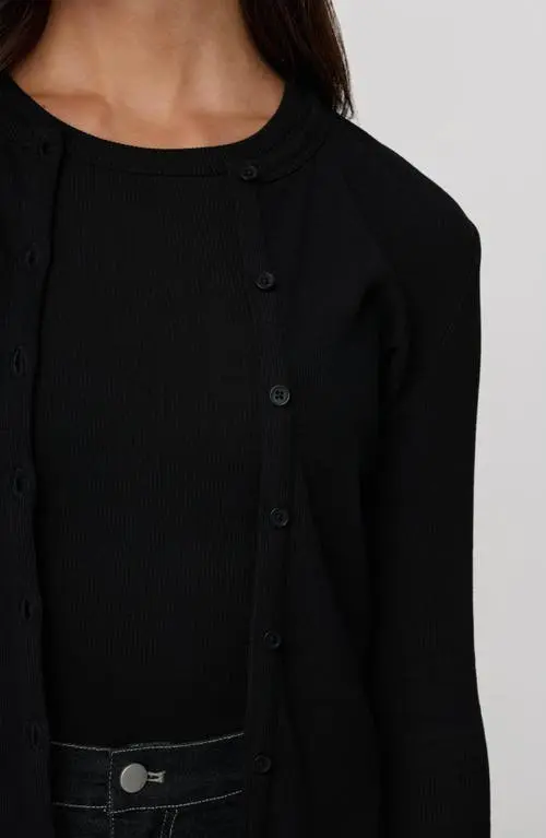 BY TESS COLLECTION Ribbed Tank Twinset