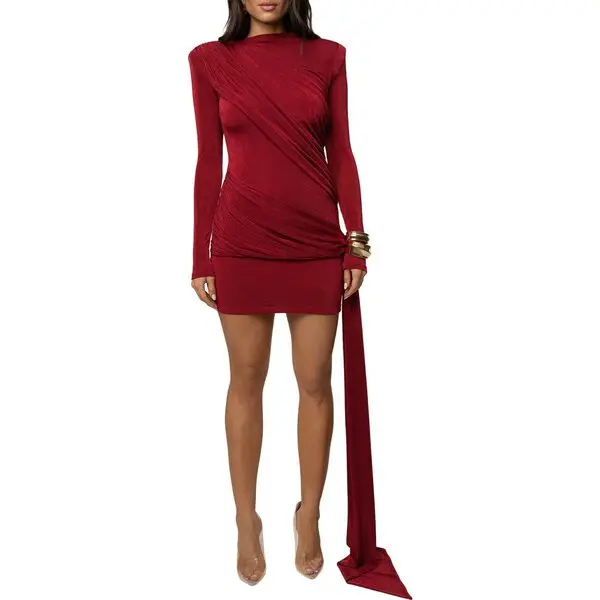 JLUXLABEL Moments Draped Mini Dress