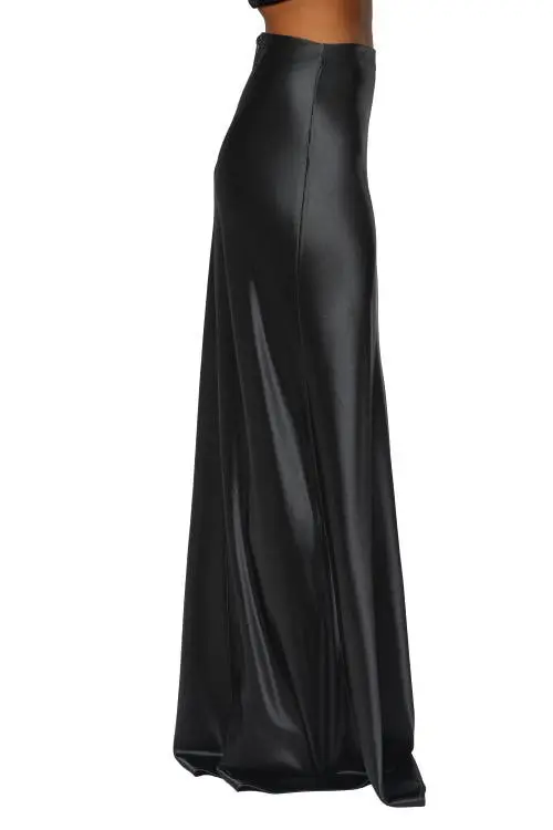 JLUXLABEL Tradition Satin Maxi Skirt