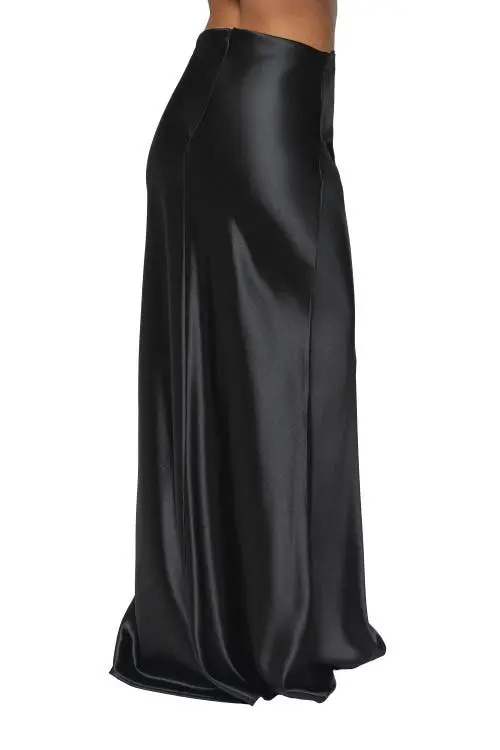 JLUXLABEL Tradition Satin Maxi Skirt