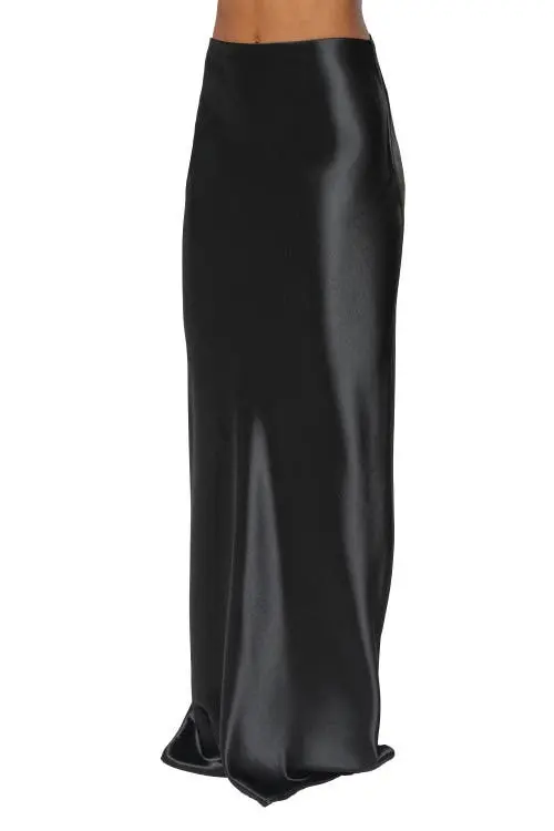 JLUXLABEL Tradition Satin Maxi Skirt