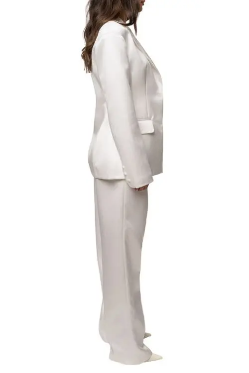 JLUXLABEL Victoria Satin Blazer