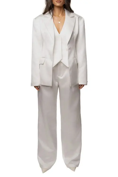 JLUXLABEL Victoria Satin Blazer