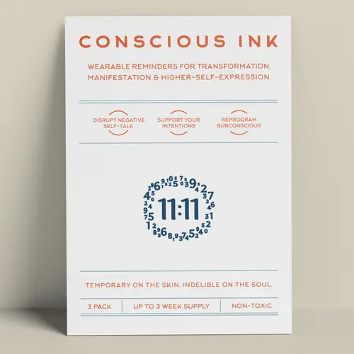 CONSCIOUS INK 11:11 Manifestation Beanie