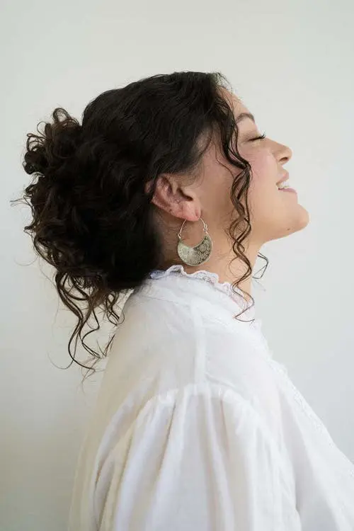 MATR BOOMIE Haveli Etched Hoop Earrings