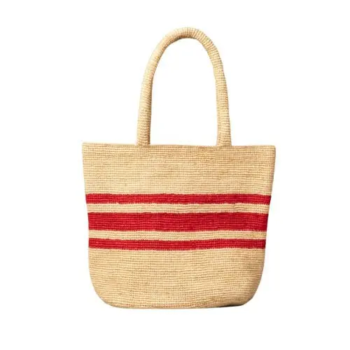 INDEGO AFRICA Sylvanie Beach Tote In Raffia