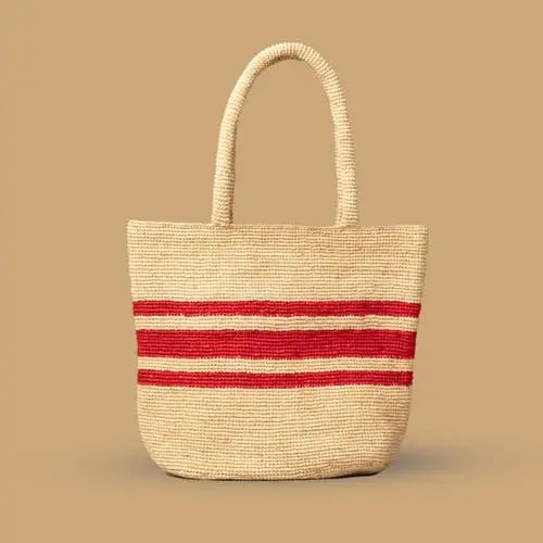 INDEGO AFRICA Sylvanie Beach Tote In Raffia