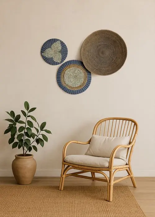 KANJU INTERIORS Pete Coastal Table Matsset Of 6