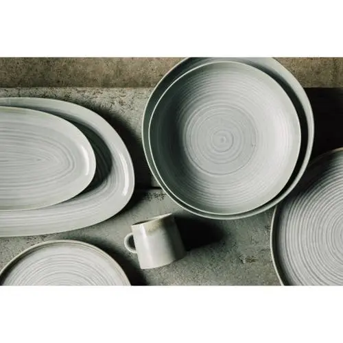 DANICA BRANDS Set Of 4 Oval Platter 10.5 Inch