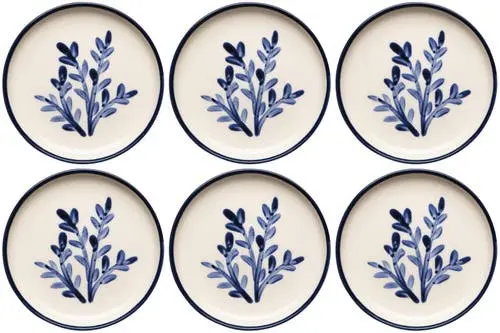 DANICA BRANDS Floren Hand-painted Turkish Appetizer Plate